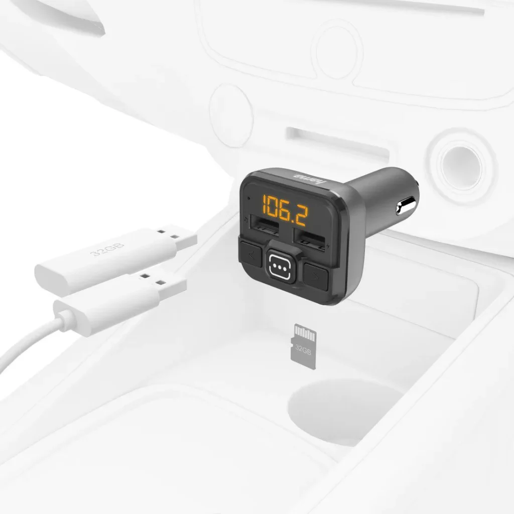 Transmetues FM Hama 14164, me Bluetooth® - Teknotik
